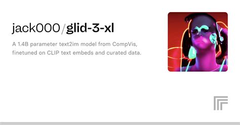 Jack Glid Xl Run With An API On Replicate