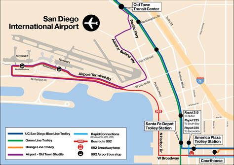 Airport San Diego Metropolitan Transit System