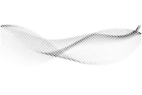 Free Vector Black Abstract Wave Style Grunge Halftone Pattern Texture Background