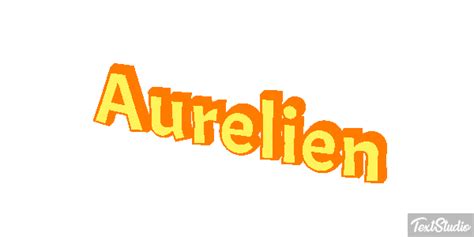 Aurélien Prénom Designs De Logo En  Animé