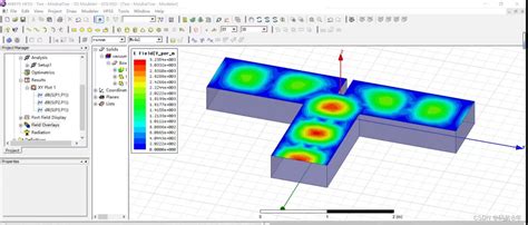 Hfss 软件实训t 形波导t型波导实验 Csdn博客 Hfss 软件实训t 形波导t型波导实验 Csdn博客