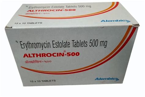 500mg Erythromycin Estolate Tablet At ₹ 1812box In New Delhi Id