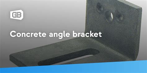 Concrete Angle Bracket Gebr Bodegraven