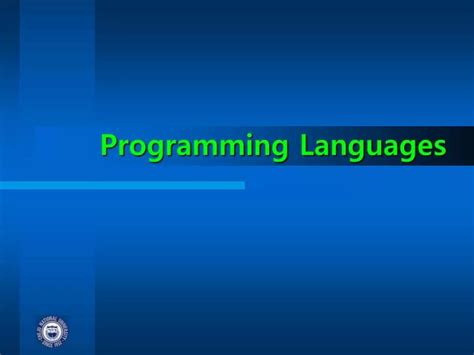 PPT - Programming Languages PowerPoint Presentation, free download - ID ...