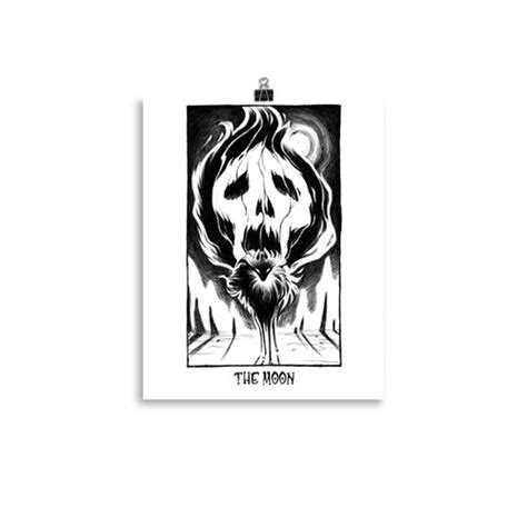 The Moon Tarot Print Mysite