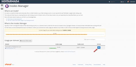 Reducing The Inodes Usage In Cpanel Hostarmada