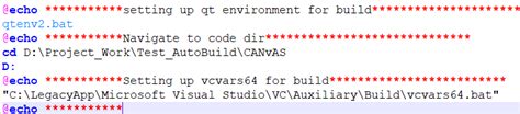 Qt App Build From Cmd Line As A Bat File Stack Overflow