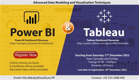 power bi and tableau december 2022 by irfan bakaly