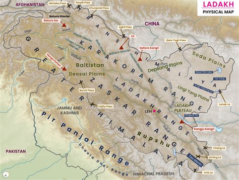 Ladakh Map Upsc