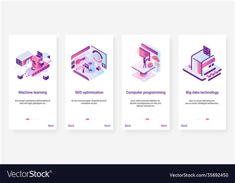machine learning programming code data technology vector image