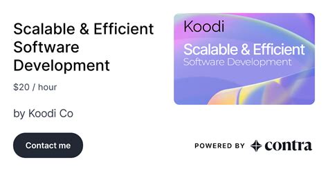 Scalable And Efficient Software Development By Koodi Co