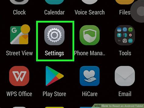 How To Reset An Android Tablet 6 Steps With Pictures Wikihow