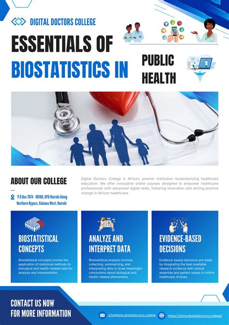 Learn Biostatistical Concepts For Public Health Research Digital Health College Posted On The