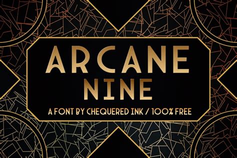 Arcane Nine Font Fonts Hut Arcane Nine Font Fonts Hut