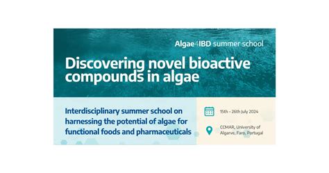 Algae4ibd Summer School Discovering Novel Bioactive Compounds In Algae Marbles