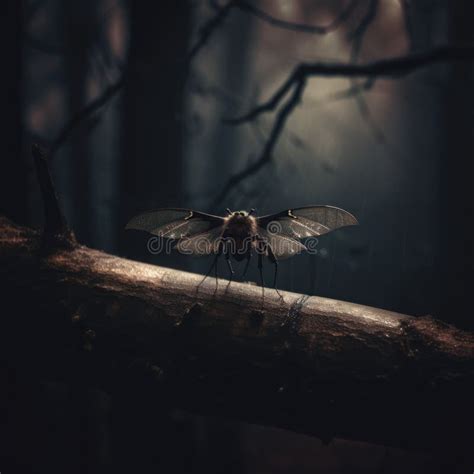 A Bug Sitting On Top Of A Tree Branch Generative Ai Image Stock Illustration Illustration Of