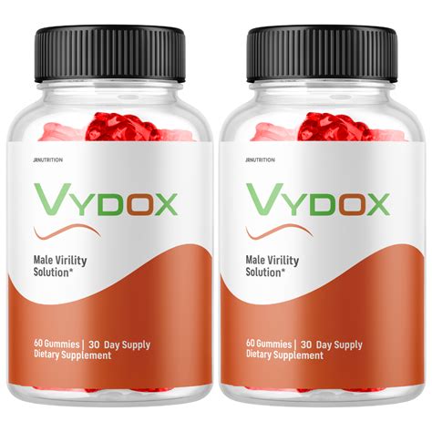 Vydox Gummies Support And Enhanced Energy Drive And Vitality 2 Bottl