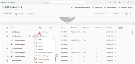 Restore A Database From A Backup Microsoft Fabric Microsoft Learn