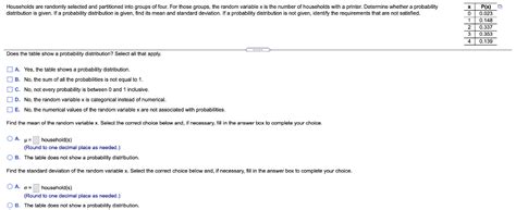 solved households are randomly selected and partitioned into