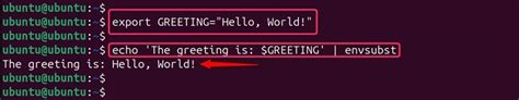 Envsubst Command In Linux