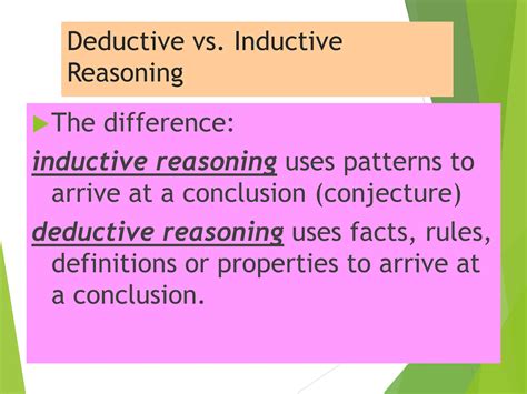 G8 Math Q2 Week 9 Inductive And Deductive Reasoning Ppt