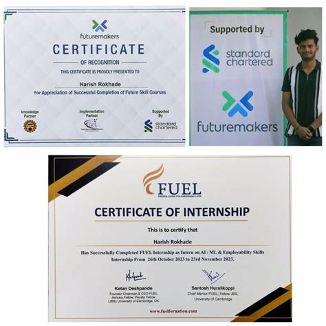 Harish Rokhade On Linkedin Ai Ml Internshipsuccess Gratitude