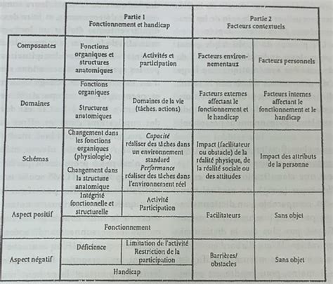 Classification Des Handicap Flashcards Quizlet