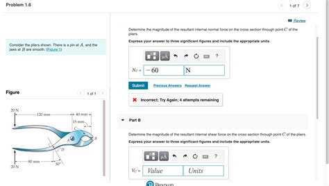 Solved Determine The Magnitude Of The Resultant Internal