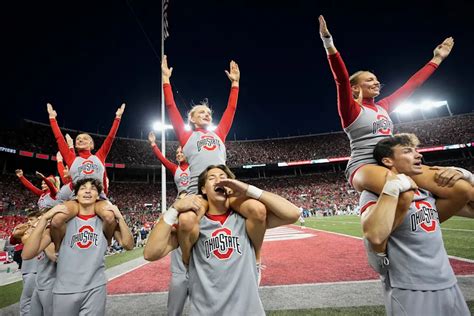 Ohio State Vs Michigan Best Of Buckeyes And Wolverines Cheerleaders