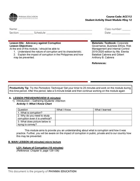SAS ACC Lecture Notes Babe Activity Sheet Module Day Name Studocu
