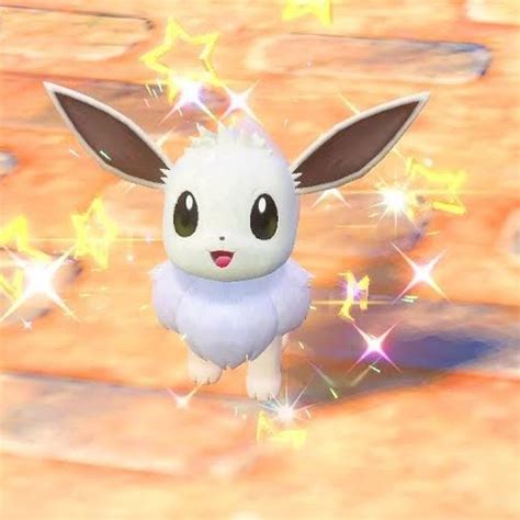 Cute Shiny Eevee Pokemon