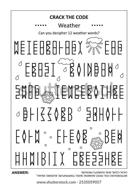 Crack Code Word Game Codebreaker Word Stock Illustration 2535059057