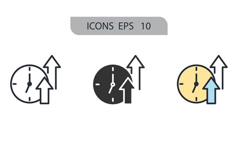 Uptime Icons Symbol Vector Elements For Infographic Web 9922379 Vector Art At Vecteezy