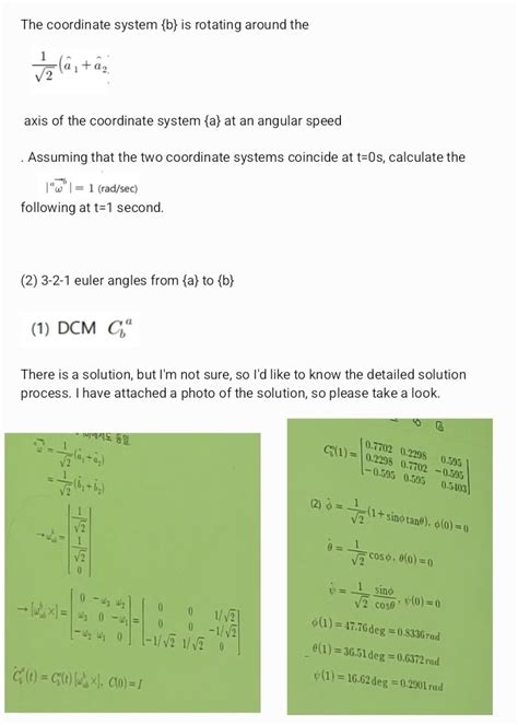 the coordinate system {b} ﻿is rotating around theaxis