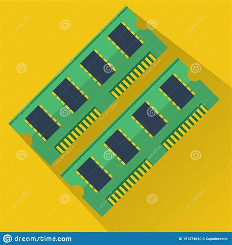 Ddr Ram Vector Illustration Decorative Design Stock Vector