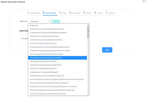 create custom report