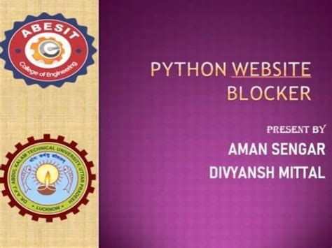 python project ppt pptx internet computing