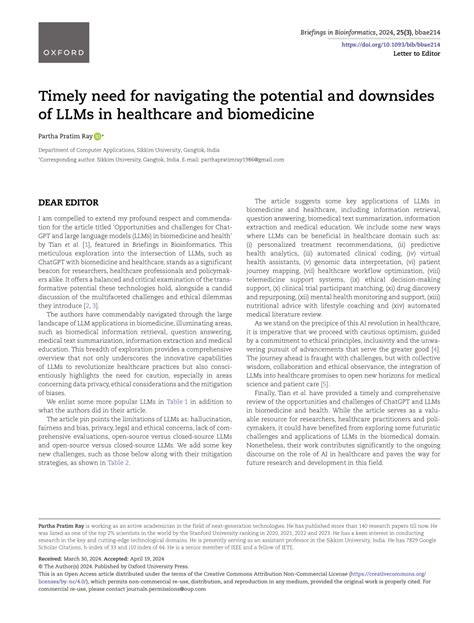 Pdf Timely Need For Navigating The Potential And Downsides Of Llms In Healthcare And Biomedicine