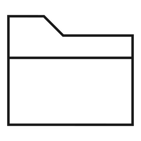Folder Generic Outline Icon