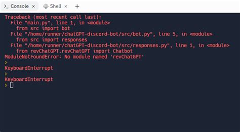 Error Message Issue Zero ChatGPT Discord GitHub