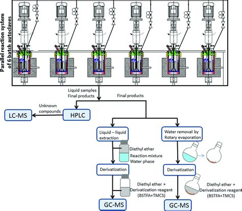 A Parallel Reaction System Of 6 Batch Reactors And Analytic Methods