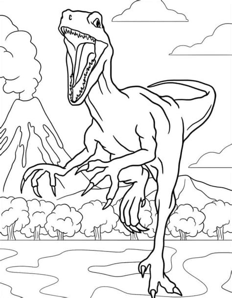 Dinosaurierrennen Jurassic World Zum Ausmalen Kostenlos Malvorlagen