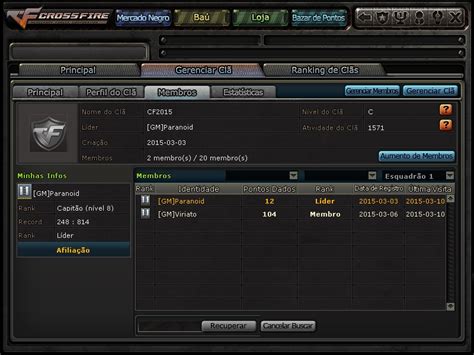 Cfal Tutorial Gerenciamento De Clãs In Game Nova Atualização