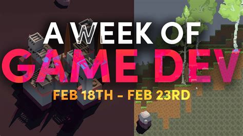 a week of indie game dev progress in 7 minutes devlog youtube