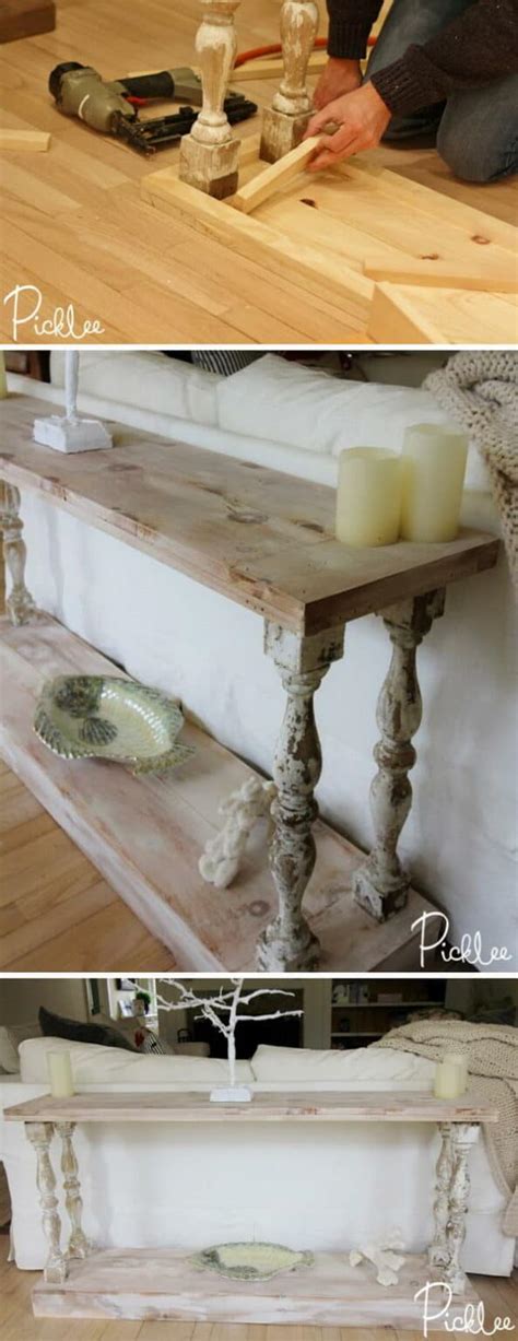 22 Diy Sofa Table Ideas Creative And Practical Designs For Your Living