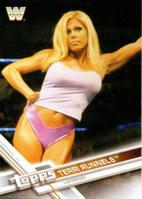 Terri Runnels Wwe Wrestling Trading Card Topps Raw Wwf Smackdown Diva