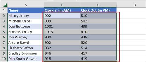 How To Enter Time In Excel