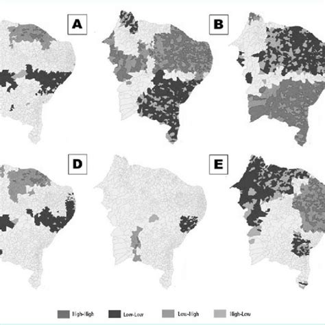 Spatial Clusters Demonstrated By Morans Analysis Of Access And