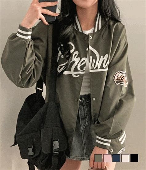 teabox hip girlfriend look y2k overfit color matching windbreaker