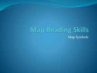 Map Symbols Pptx